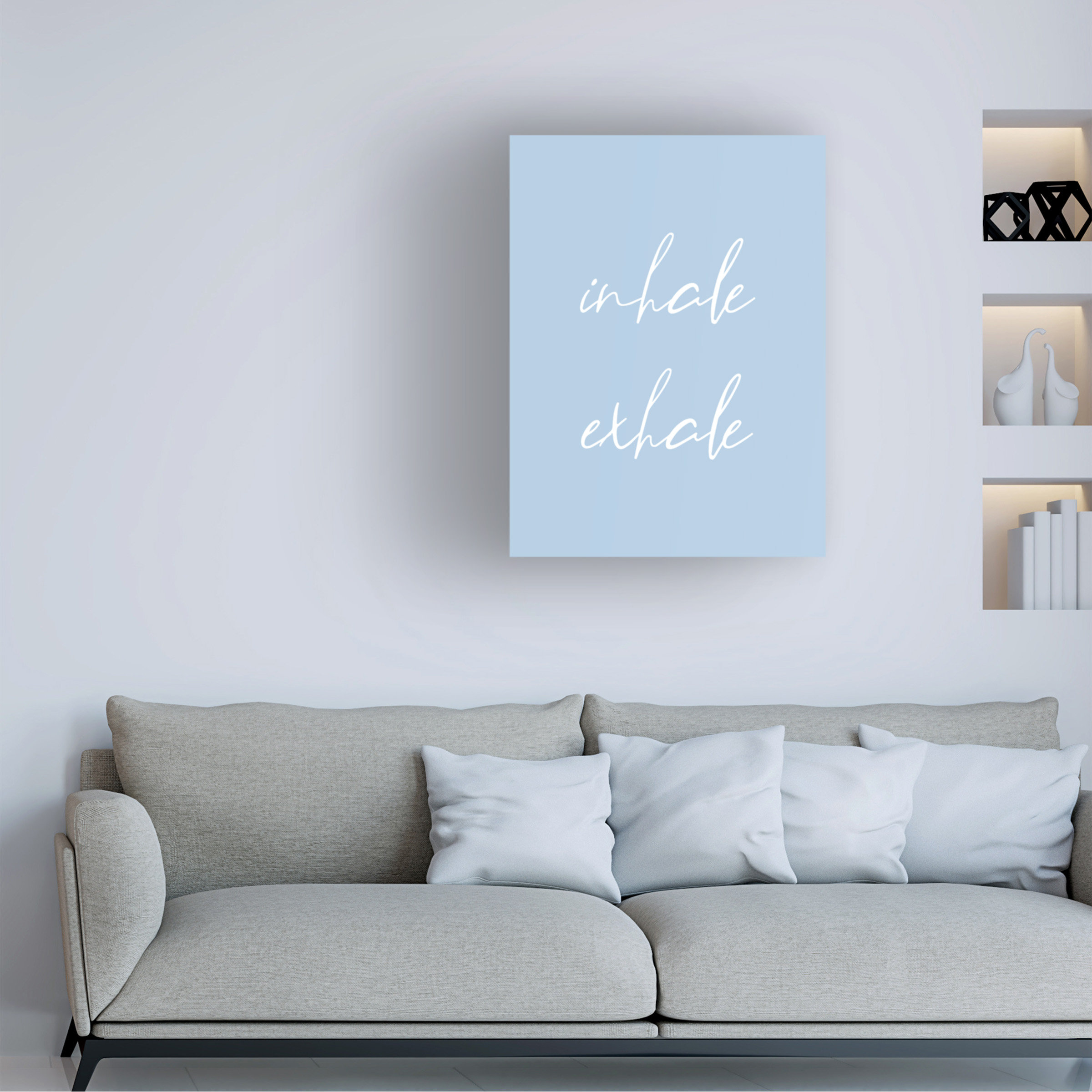 Trademark Fine Art Beth Cai Inhale Exhale No3 Canvas Art - Wayfair Canada